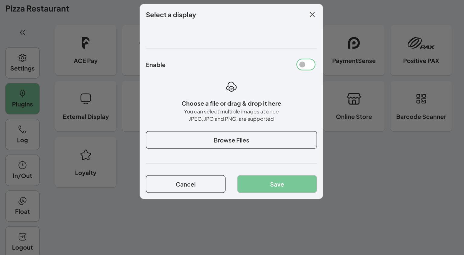 External Display | ACE POS