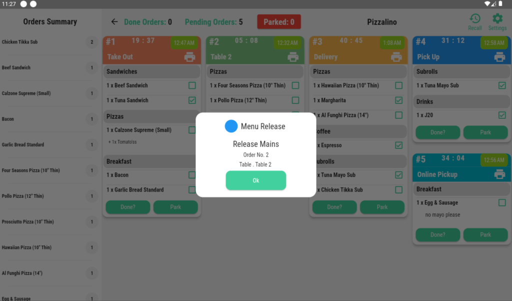 Restaurant ePOS System | ACE POS