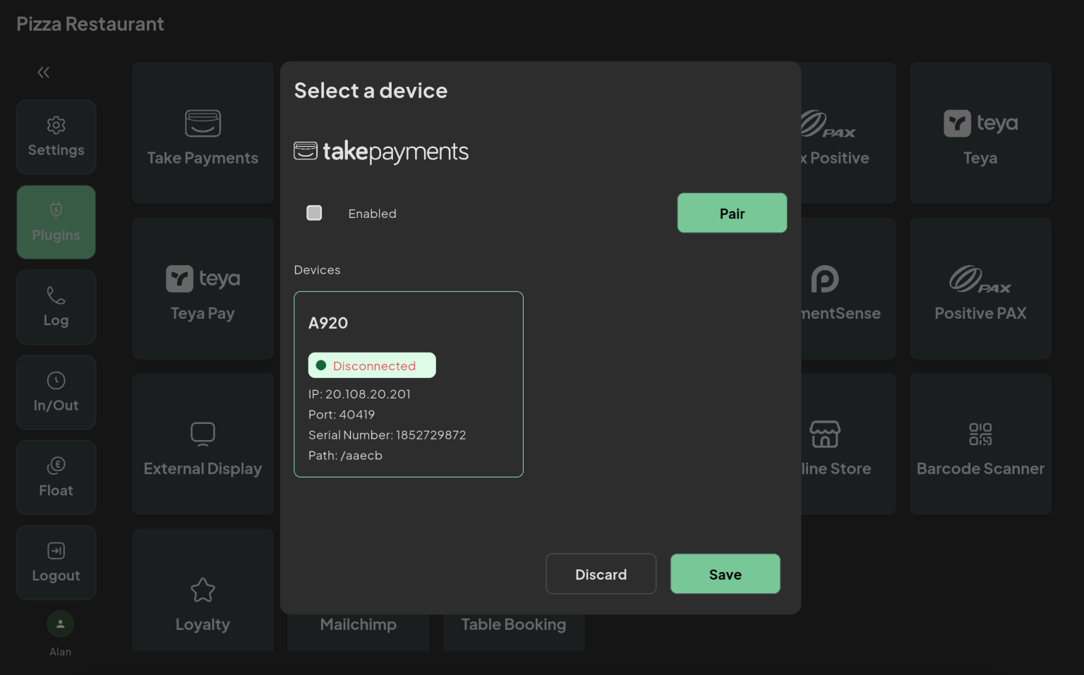 Take Payments | ACE POS